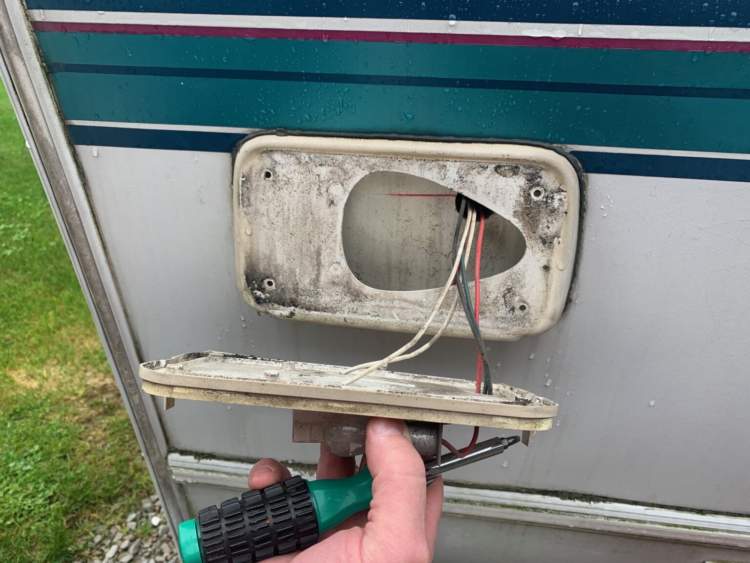 The Cost of Older RV Updates: Replacing the RV Tail Light and License ...